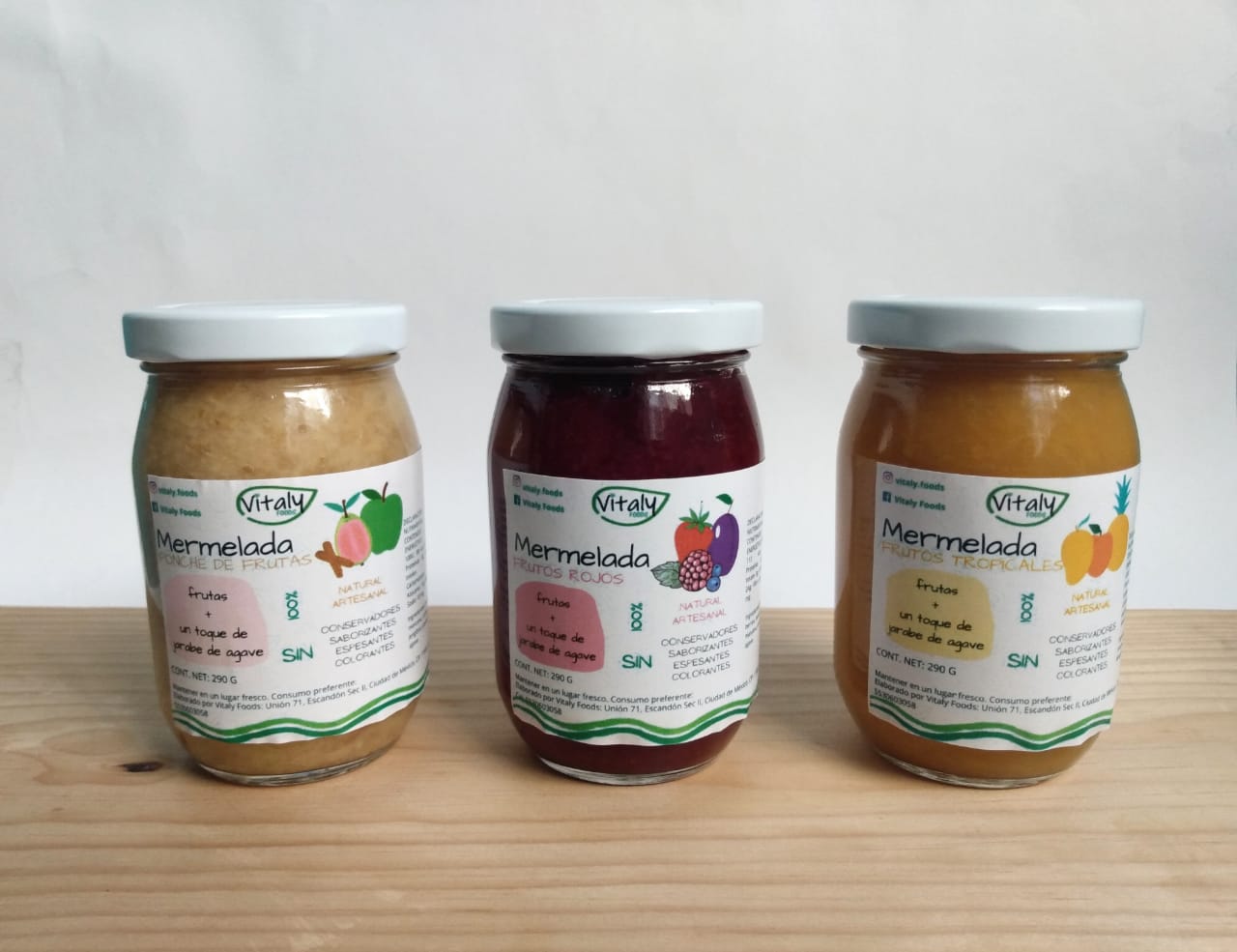 Wownatos: 15 PACK de Mermeladas Reducidas en Azúcares (Sabores)